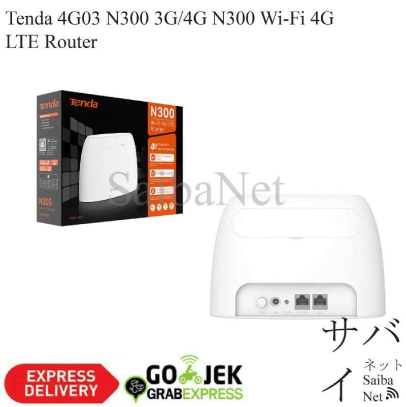 Jual Tenda 4G03 3G/4G N300 Wi-Fi 4G LTE Router di Seller Cullen darrel - Pegadungan, Kota ...