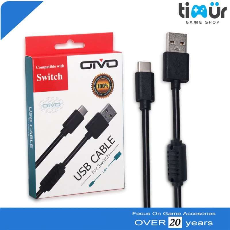 Jual Kabel Cable Type C USB Charging Nintendo Switch OIVO 1.8M di ...