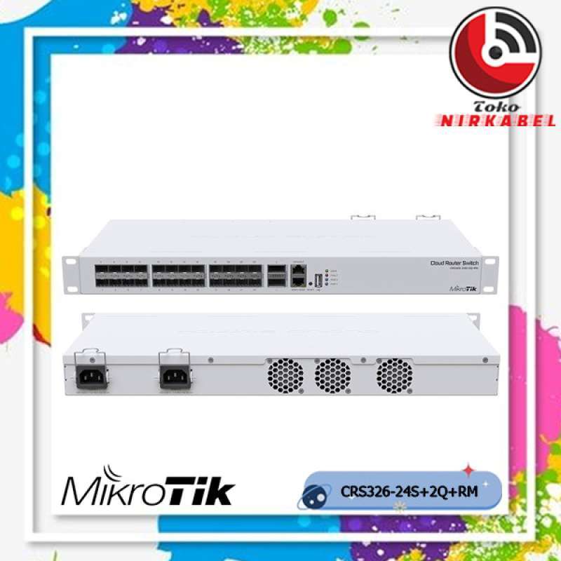 Jual MikroTik CRS326-24S+2Q+RM | CRS326 24S+ 2Q+ RM | CRS 326 24S+ 2Q ...