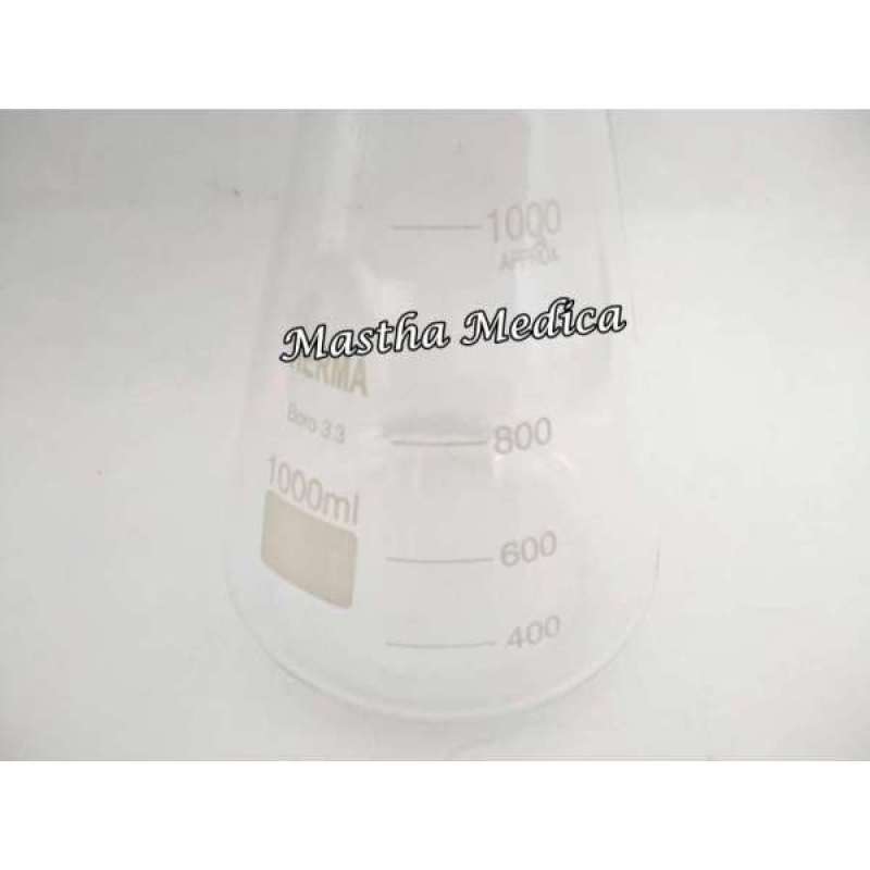 Promo Tabung Erlenmeyer 1000cc Labu Erlenmeyer Alat laboratorium Herma ...