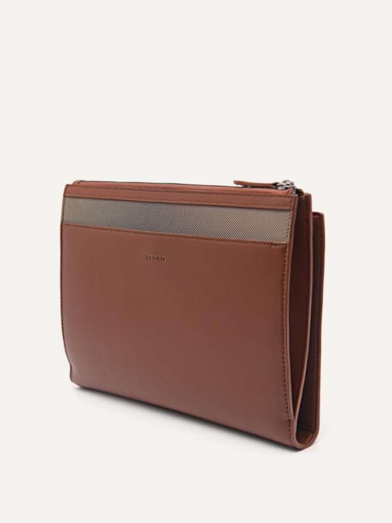 Jual Tas Kecil Pria Pedro Clutch Bag Original Branded Asli Coklat Pm009 ...