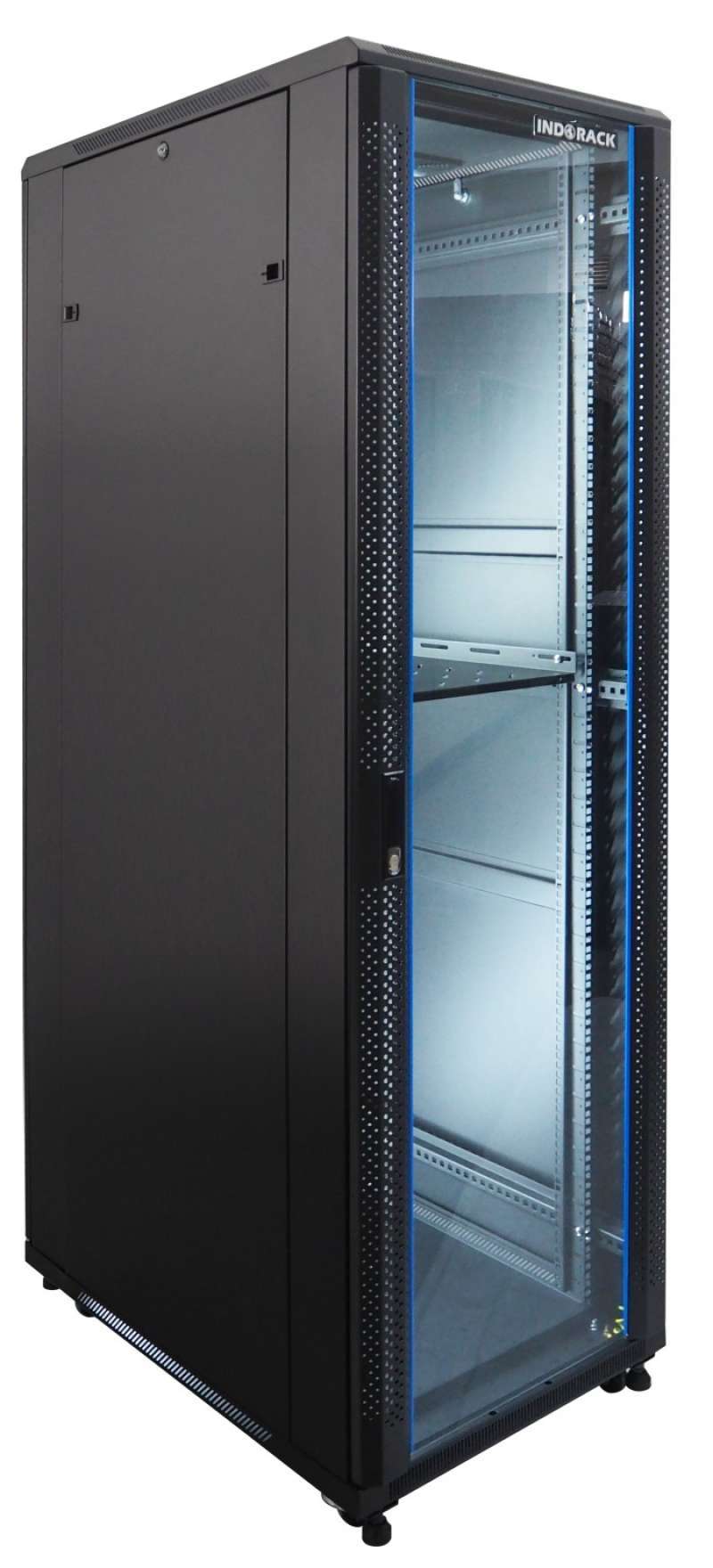 Jual IR9042G-19 CLOSE RACK 42U DEPTH 900MM GLASS DOOR MERK INDORACK di ...
