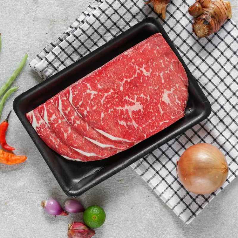 Jual DAGING SLICE WAGYU AUSTRALIAN BEEF MB 4-6 / BBQ GRILL SHABU di ...