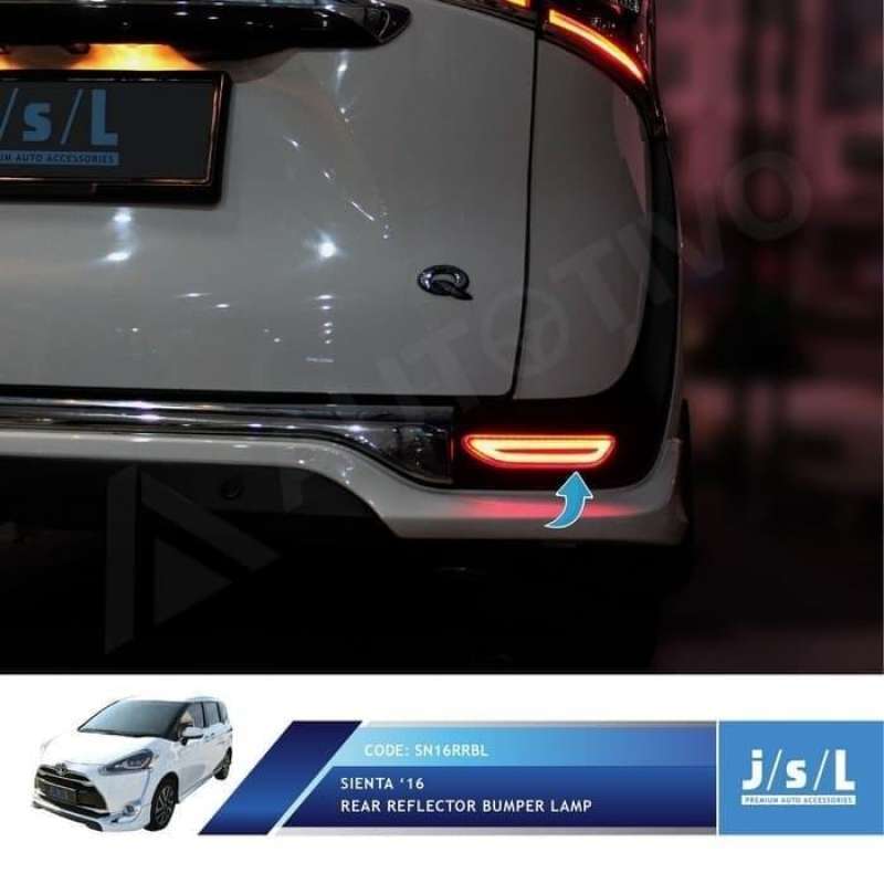 Jual Lampu Reflektor Belakang Toyota Sienta Rear Reflector Lamp di ...