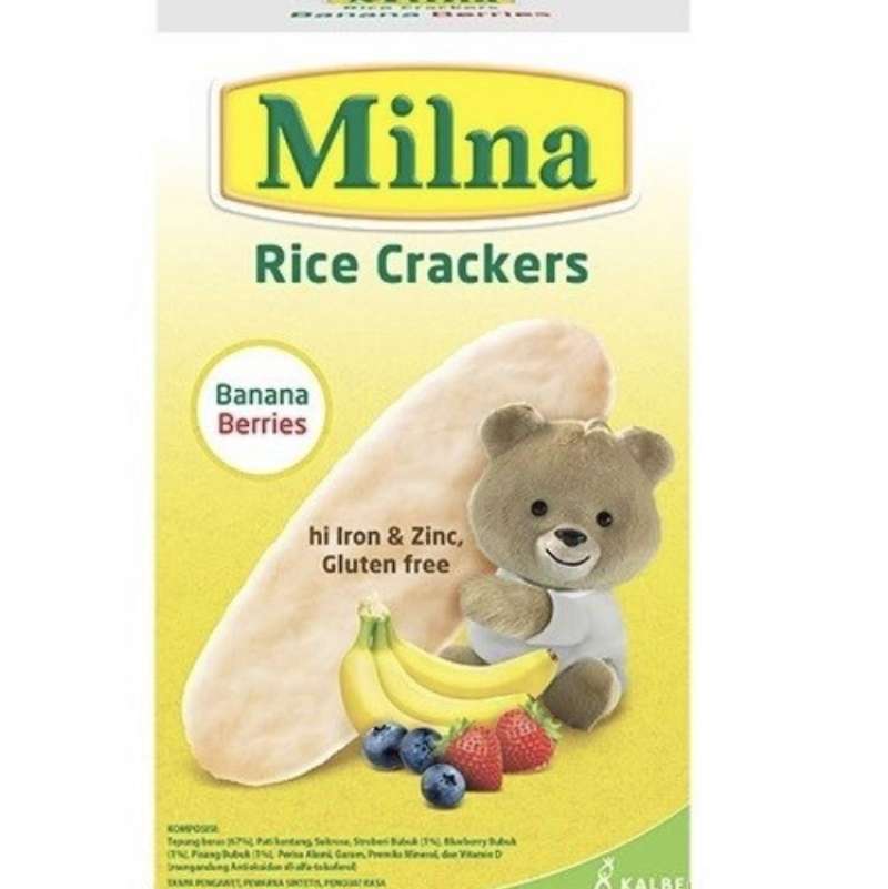 Jual MILNA Rice Crackers 20gr Snack Baby umur +6 Bulan di Seller Siufen ...