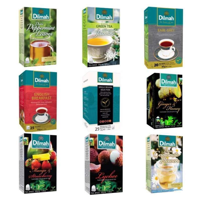 Jual Teh Dilmah Tea Dilmah Tea 20 - 25 Tea Bags Teh Celup Dilmah Di ...