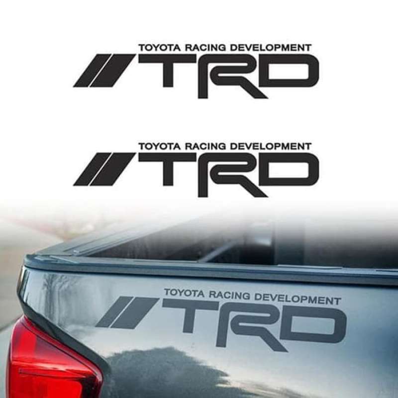 Jual Stiker Sticker TRD Bak Toyota Hilux Truk Dll di Seller CENGLI SHOP ...