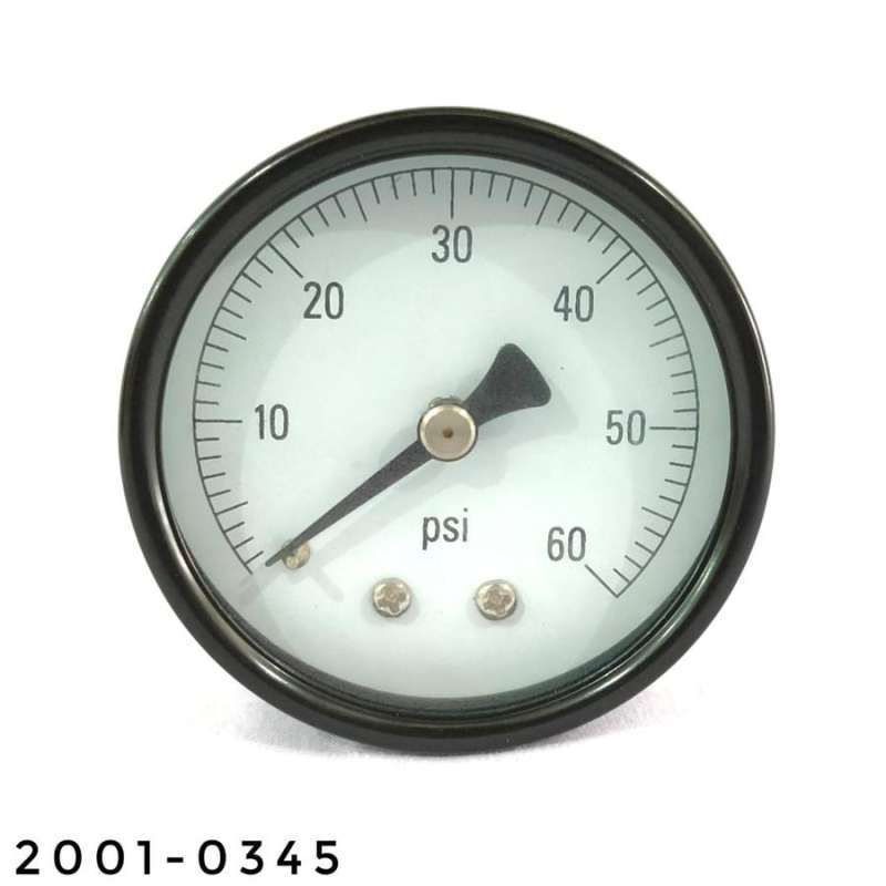 Jual Pressure Gauge 2 Inch X 60 psi back connection -Manometer 2 x 60 ...