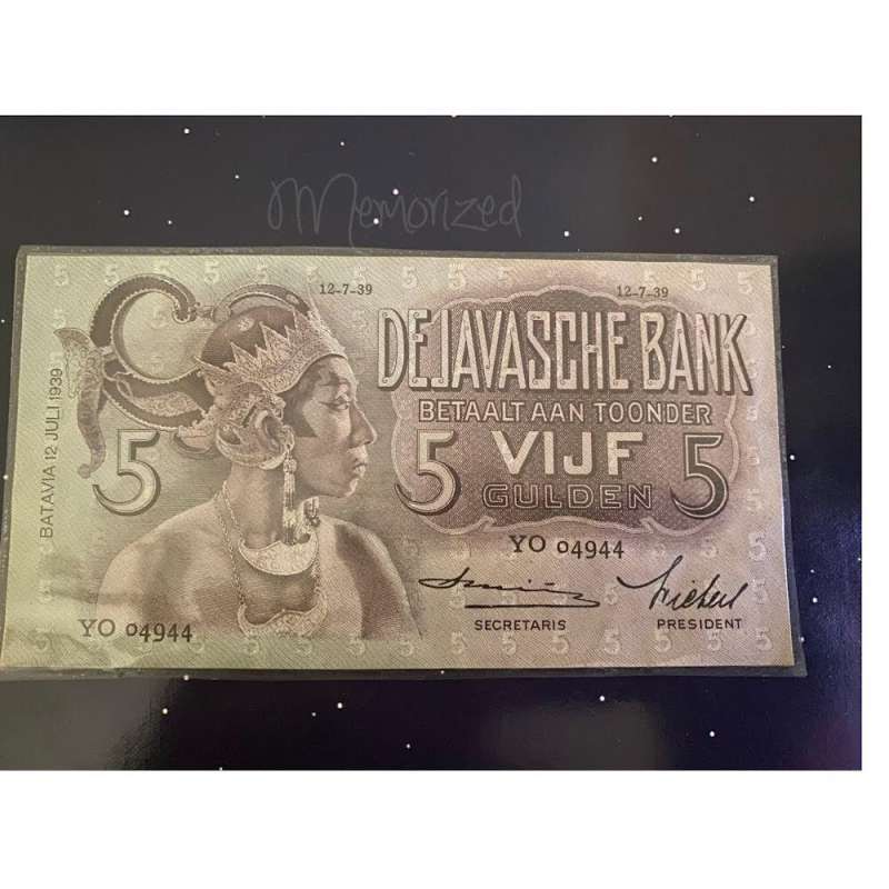 Jual Uang kuno wayang 5 Gulden th 1939 di Seller Memorized - Blimbing ...