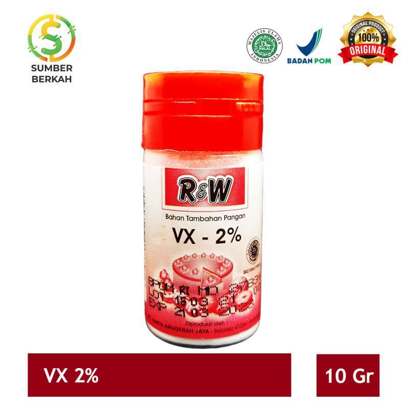 Jual VX 2% Pengembang Kue Rajawali R&W RW 10 g di Seller Tobaku Sumber ...