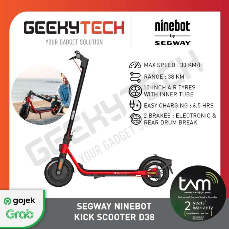 Jual Segway Ninebot D38 Scooter/ Kickscooter Elektrik Skuter D38 Segway ...