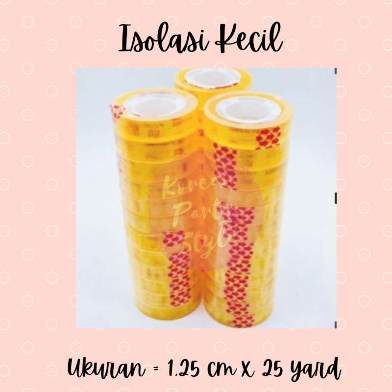Jual KOREAN BUNGA SELOTIPE SOLASI PER 1 PC ISOLASI MINI SELOTIP LAKBAN ...