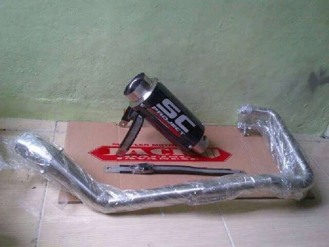 Jual Knalpot racing SC project gp fullset for N250/mt25/z250/R25/cbr ...