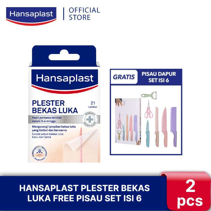 Jual Hansaplast Plester Bekas Luka FREE Pisau Set Isi 6 - Menghilangkan ...