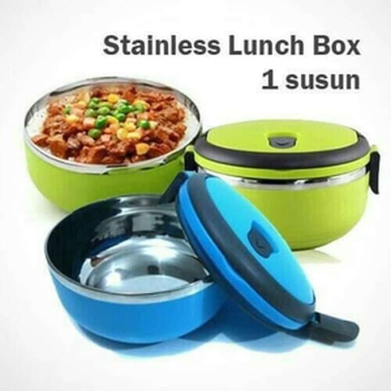 Jual rantang polos 1 susun rantang lunch box bekal tempat makan anak di ...