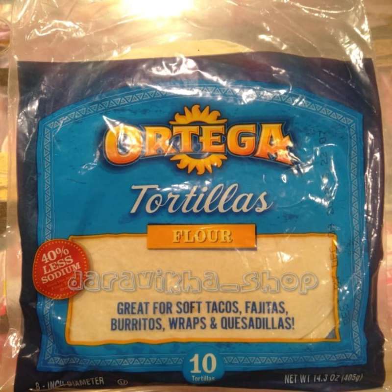 Jual Tortillas / ORTEGA Flour Tortillas 405g di Seller Daravikha_shop ...