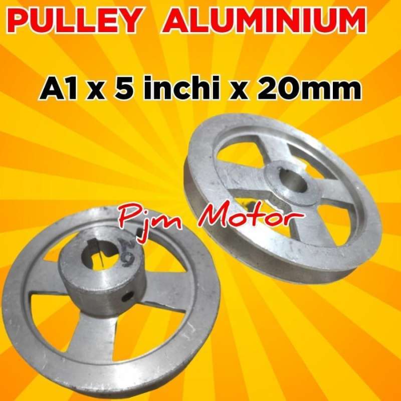 Jual A1X5X20MM PULLY ALUMINIUM ALMA PULI PULY PULLEY MESIN PENGERAK 5 ...