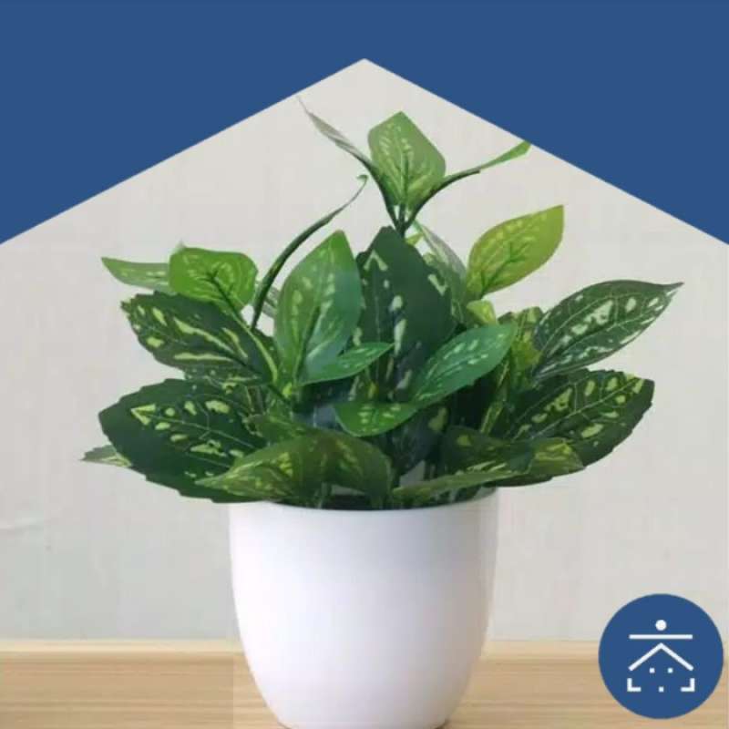 Jual Bunga Artificial Besar Pot Tanaman Plastik Hias Daun Rambat ...