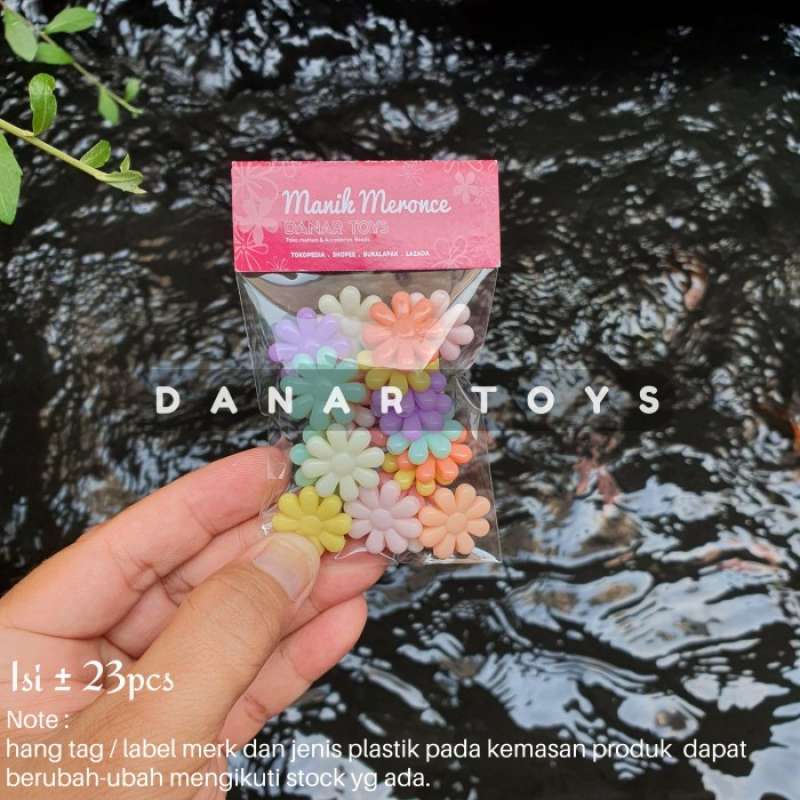 Jual MANIK MERONCE BEADS MOTE DOF PASTEL BUNGA ASTER DIY di Seller Sun ...