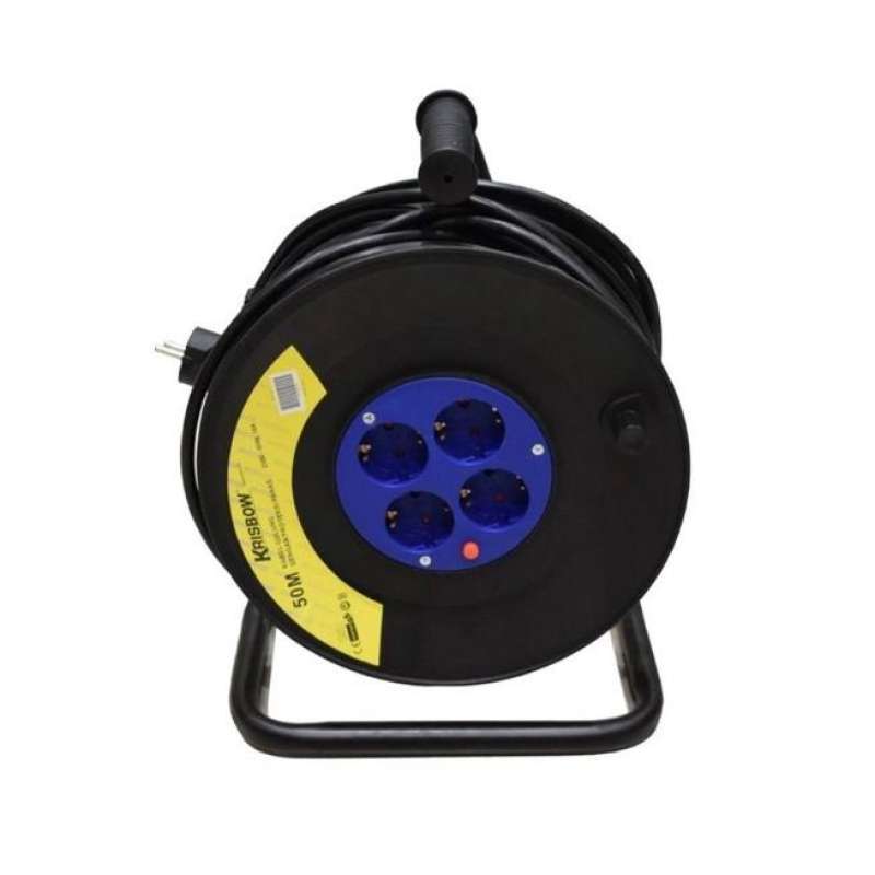 Jual Krisbow Kabel Roll 50 Meter Kabel Gulung 4 Soket Di Seller Kita ...