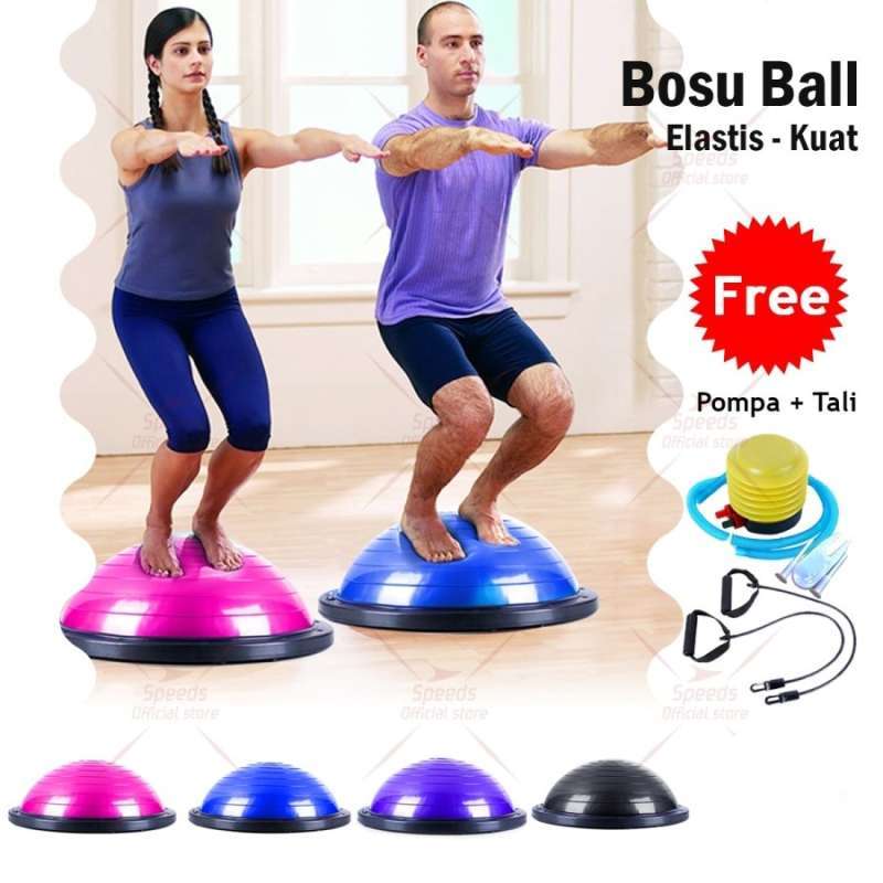 Jual Balance Step Bosu Ball fitness alat olahraga bola yoga gymball 019 ...