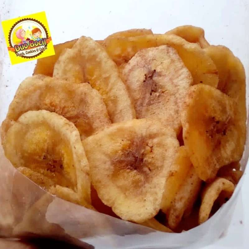 Jual Keripik Pisang Kepok Original Asli Lampung [250g] Duo Bocil Snack ...