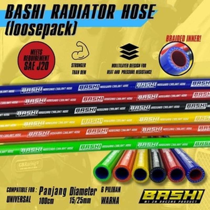Jual Selang Radiator Bashi Coolant Hose Samco 1 Meter Racing Sport ...