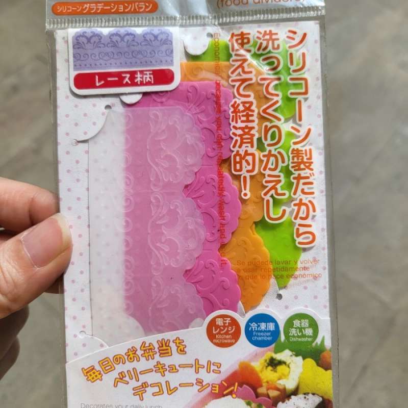 Promo Bento Partisi Makanan Food Separators Daiso - Multicolor Diskon ...
