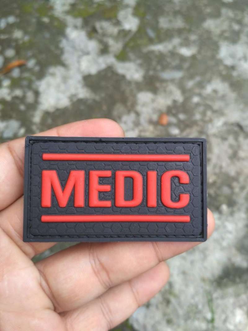 Promo patch rubber tactical pvc MEDIC merah Diskon 3% di Seller Jovana Combat - Simpang Selayang ...