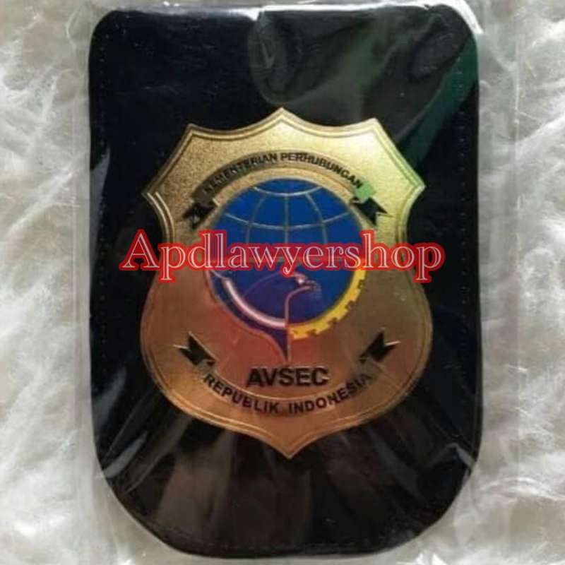 Jual Dompet Kalung Lencana Dompet Kta Kementerian Perhubungan Avsec Kulit Di Seller ...