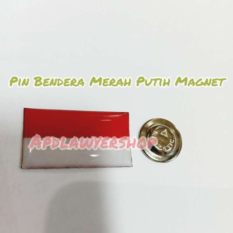 Jual Pin Bros Pin Bendera Merah Putih Pin Indonesia Plus Magnet PREMIUM ...