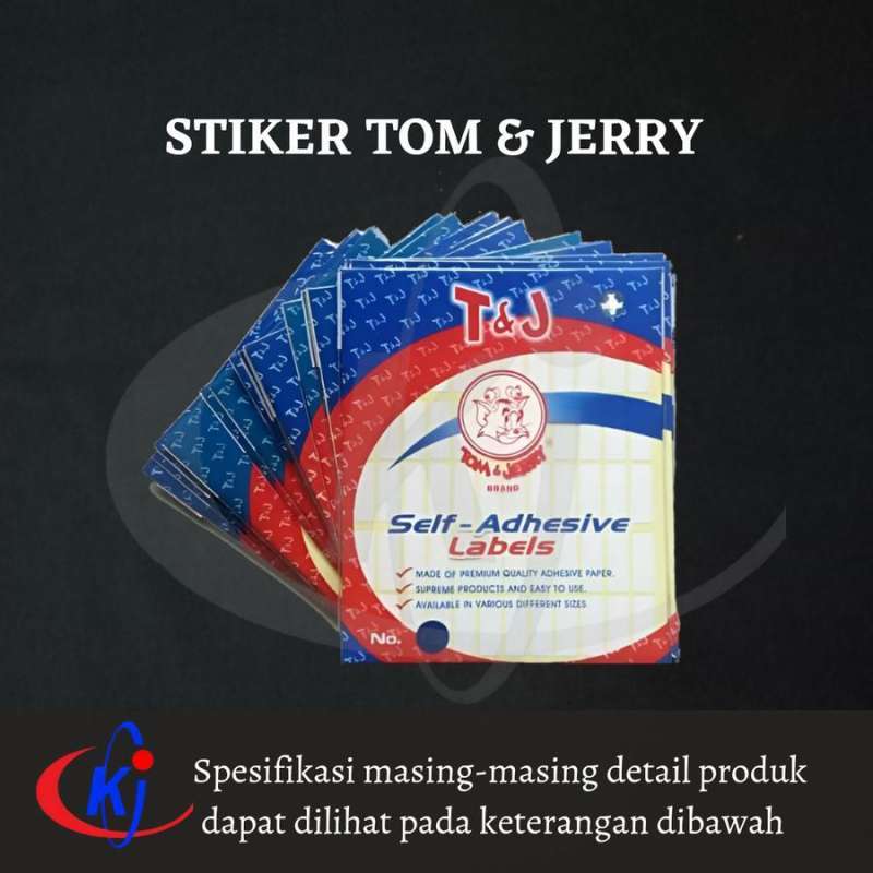 Jual Stiker Label Tom and Jerry / Self Adhesive Labels di Seller KURNIA ...