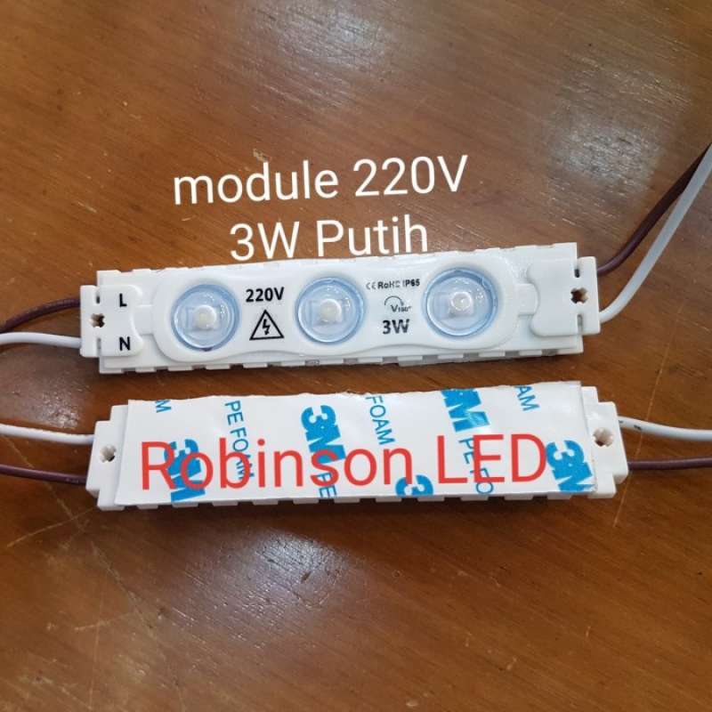 Jual Led Module Putih/6500K 3W 3 Watt 220V Modul Led / Lampu Neon Box Led di Seller JEWS STORE ...