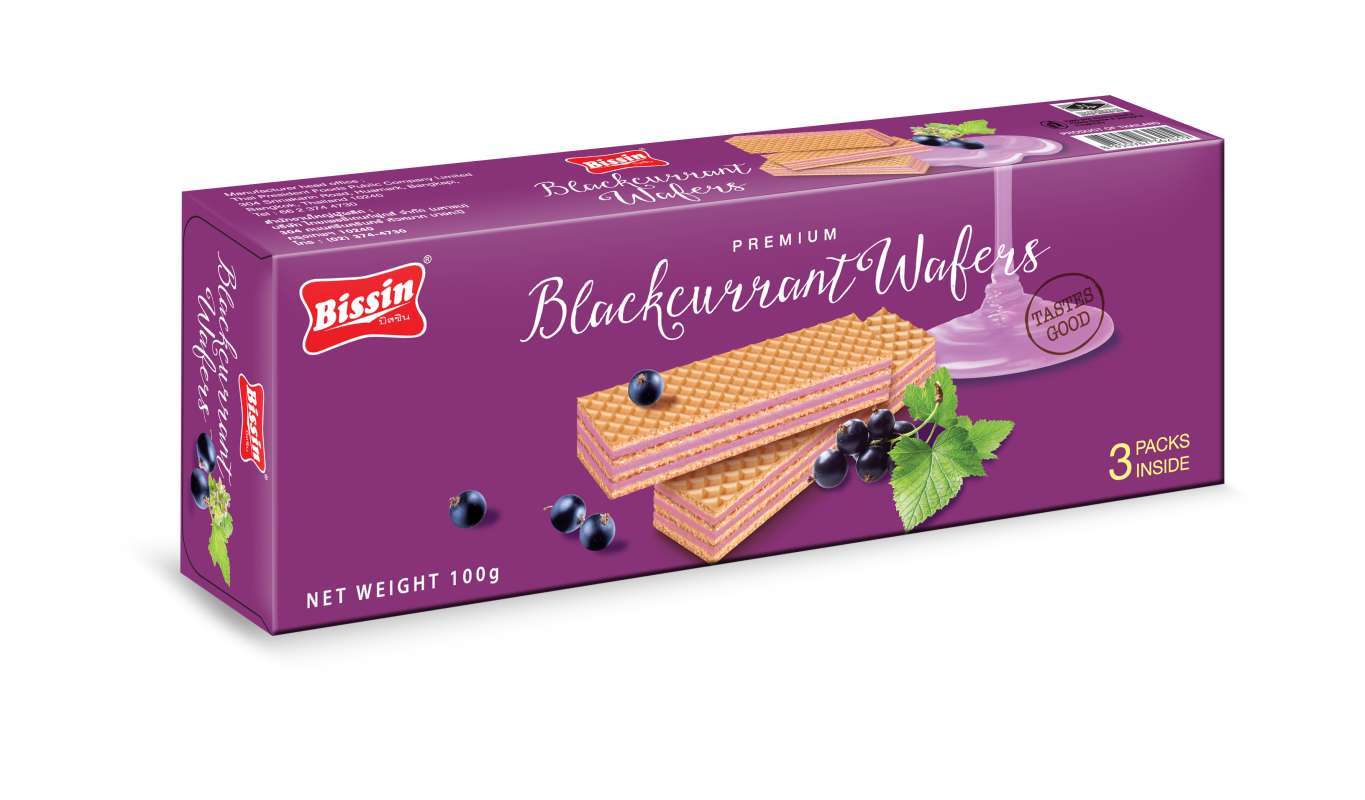 Jual Bissin Blackcurrant Wafers [100 G] Di Seller Senfienta Beverage ...