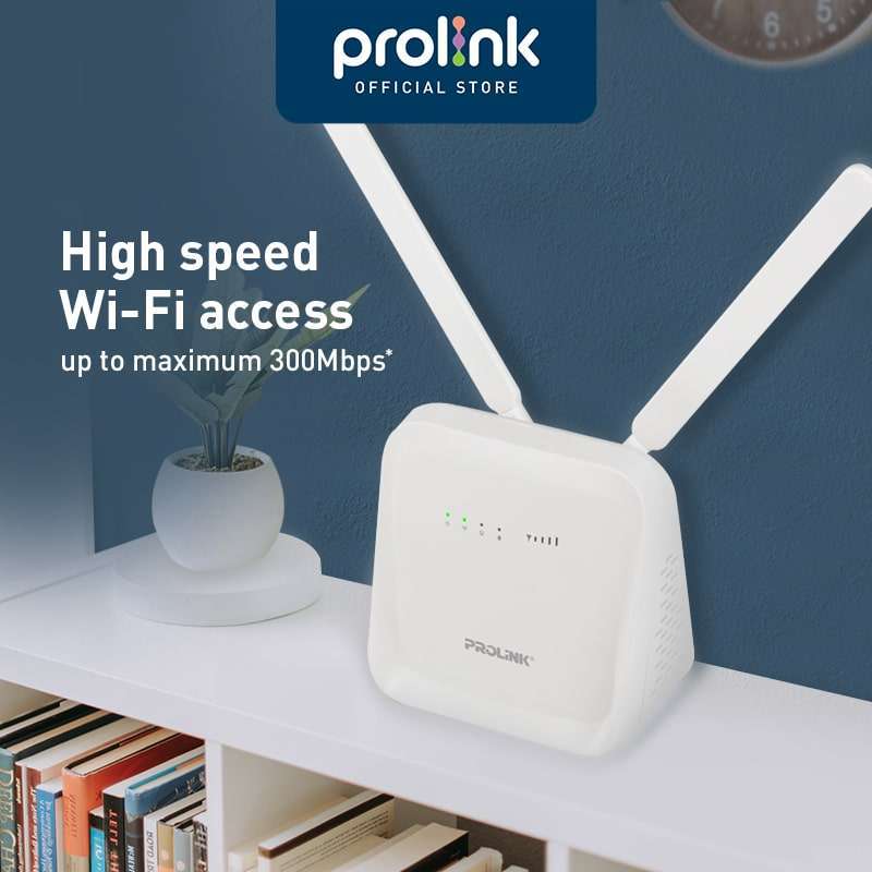 Promo Prolink Modem Wifi 4g Lte N300 Wireless Router L Cat4 300mbps L Unlock All Operator L