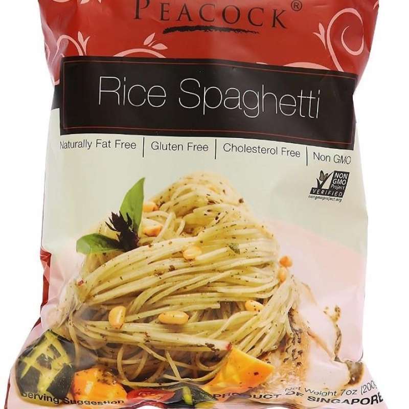 Jual Rice spaghetti peacook Gluten-free 200 gr di Seller Classy's ...
