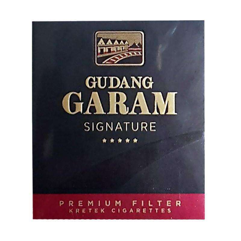 Jual Gudang Garam Signature Black Rokok Filter [1 Slop/ 10 Bungkus/ 1 ...