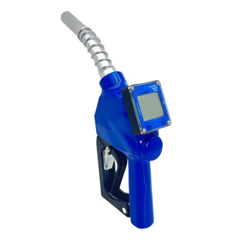 Jual Fuel Nozzle with Flowmeter Blue Auto Shut Off Aluminum Easy ...