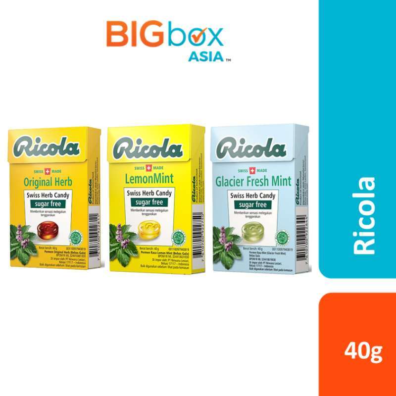 Promo Permen Mint Ricola 40g Diskon 4% di Seller BIGbox Asia Official Store - PT DPO INDONESIA ...