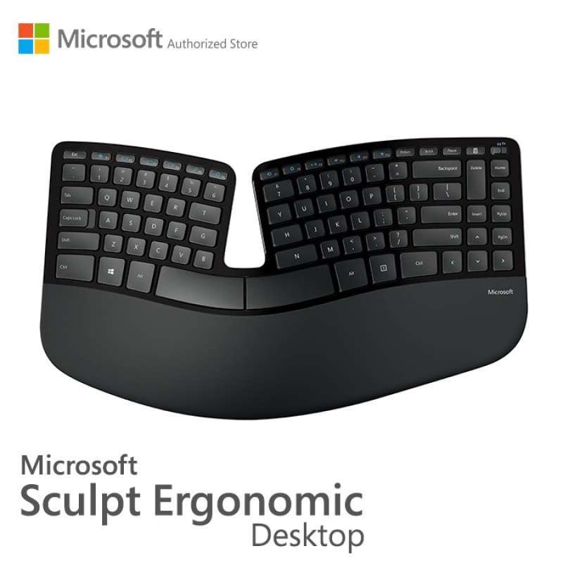 Jual Microsoft Sculpt Ergonomic Desktop [L5V-00027] di Seller MASHI ...