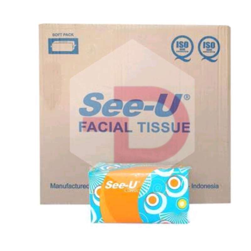 Promo Tisu See-U 250 sheets facial Tissue Tisu wajah ( DUS = ISI 40 ...