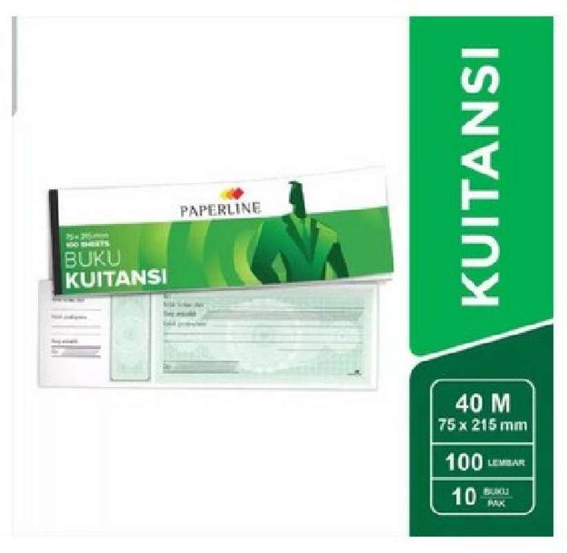 Jual Kwitansi / Kuitansi Paperline Kecil Sedang Besar isi 40 dan 50 ...