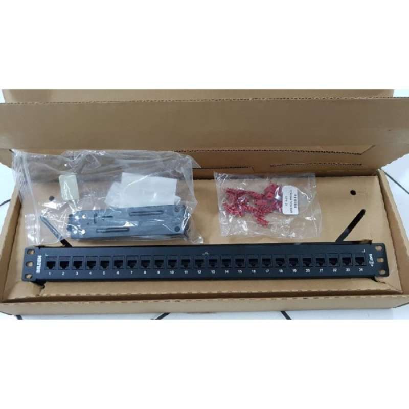 Promo Belden Patch Panel 24 Port Cat6 / Patchpanel 24 Port Cat 6 ...