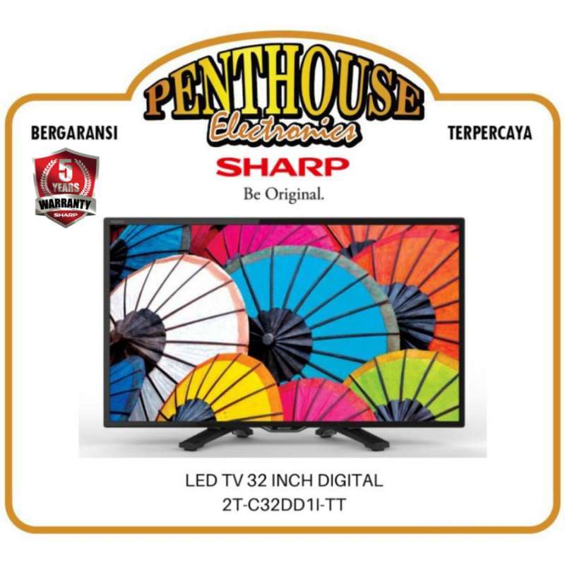 Promo Sharp LED Digital TV 32 Inch 2T-C32DD1i Diskon 5% di Seller ...