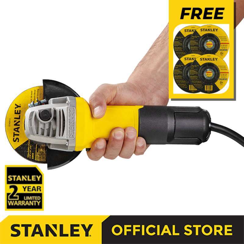 Promo Stanley Angle Grinder / Gerinda Tangan Listrik 750W 100mm SG7100 ...