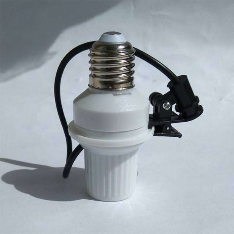 Jual Fitting Sensor Lampu Otomatis Cahaya Siang Dan Malam Hari Fitting ...