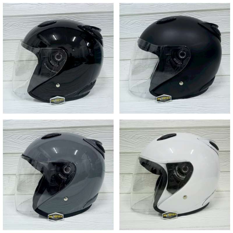 Promo HELM DAISO MODEL INK CENTRO POLOS SINGLE VISOR HALF FACE FREE DUS ...