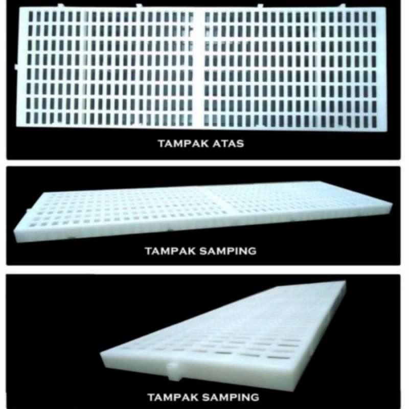 Jual Palet Plastik / Alas Kandang / Tatakan Kandang Putih 90X30X3Cm di Seller DENTA PET SHOP ...