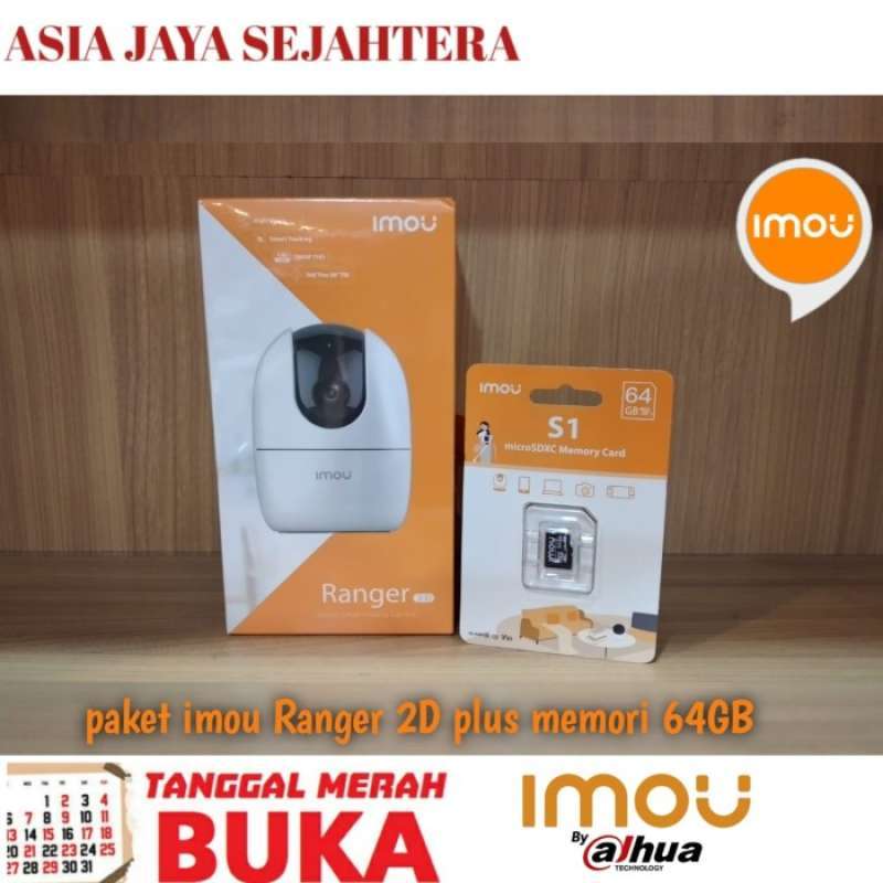 Promo Wifi Camera 2Mp Imou / Ranger 2D Paket Mem 64Gb Imou Two Way Talk ...