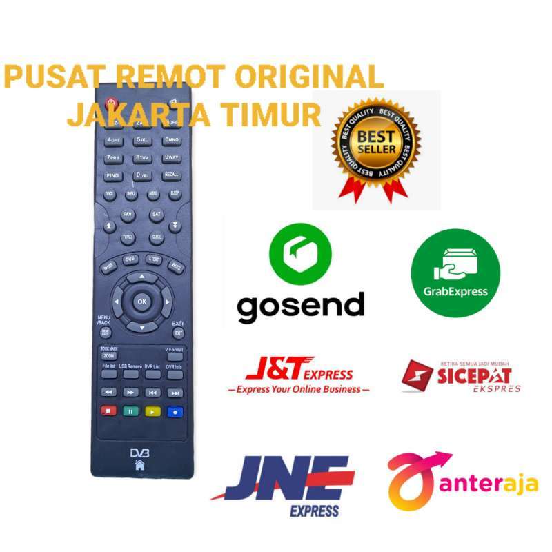 Jual REMOTE REMOT RECEIVER PARABOLA MATRIX TANAKA HD ETHERNET di Seller ...